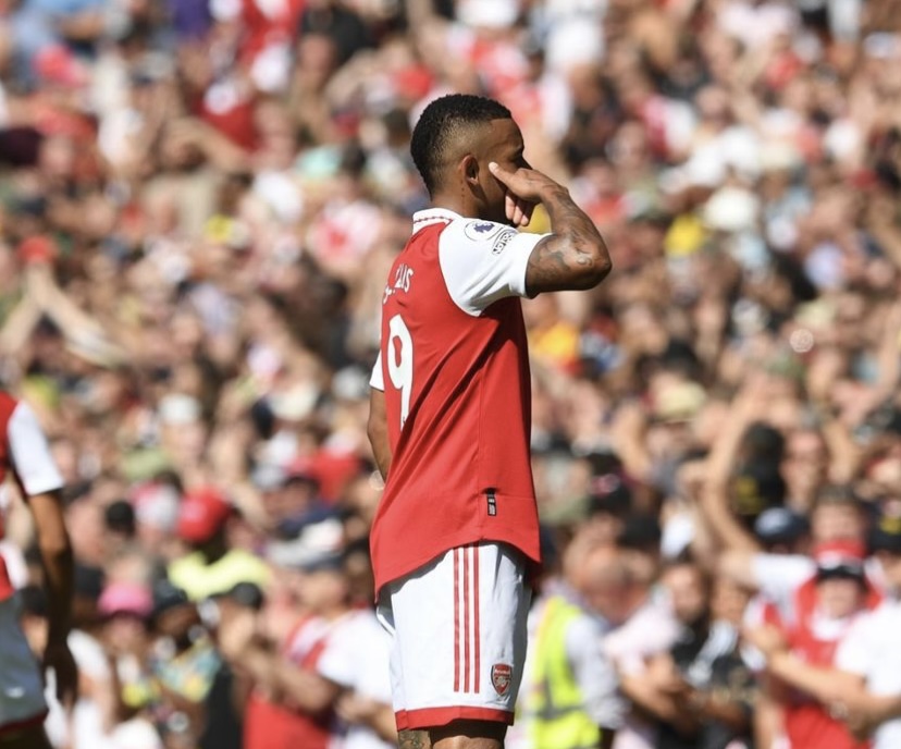 Confira o show de Jesus, ex-Palmeiras, pelo Arsenal